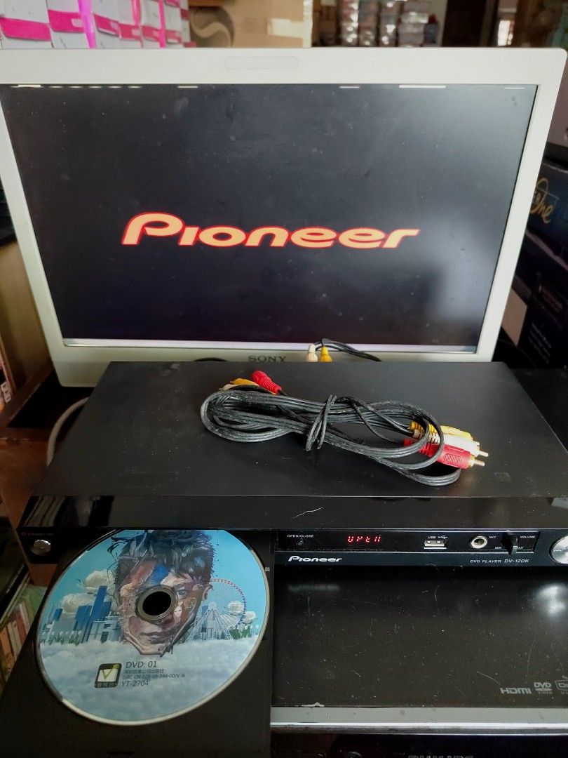 Pioneer DV-120K-K USB DVD CD VCD Player, TV & Home Appliances, TV ...