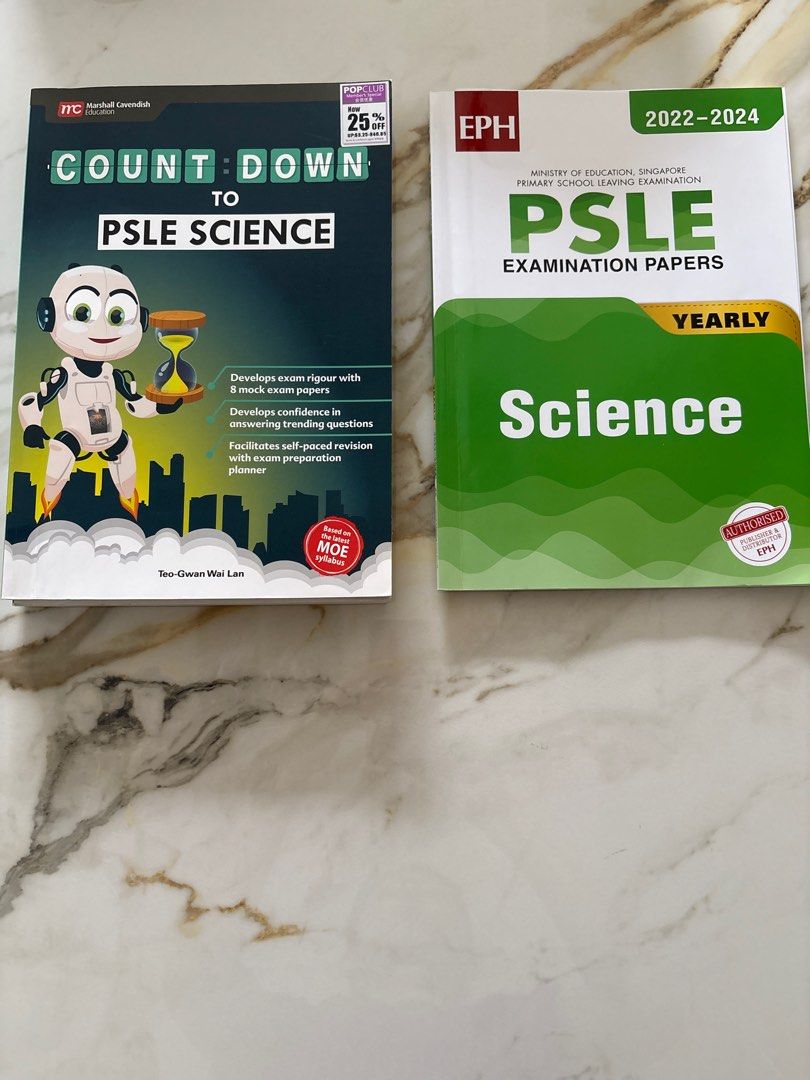 PSLE Science Exam Papers & Countdown Books, Hobbies & Toys, Books ...