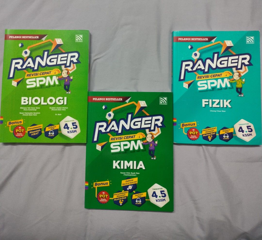Ranger SPM Revisi Pantas Fizik,Biologi,Kimia, Hobbies & Toys, Books ...