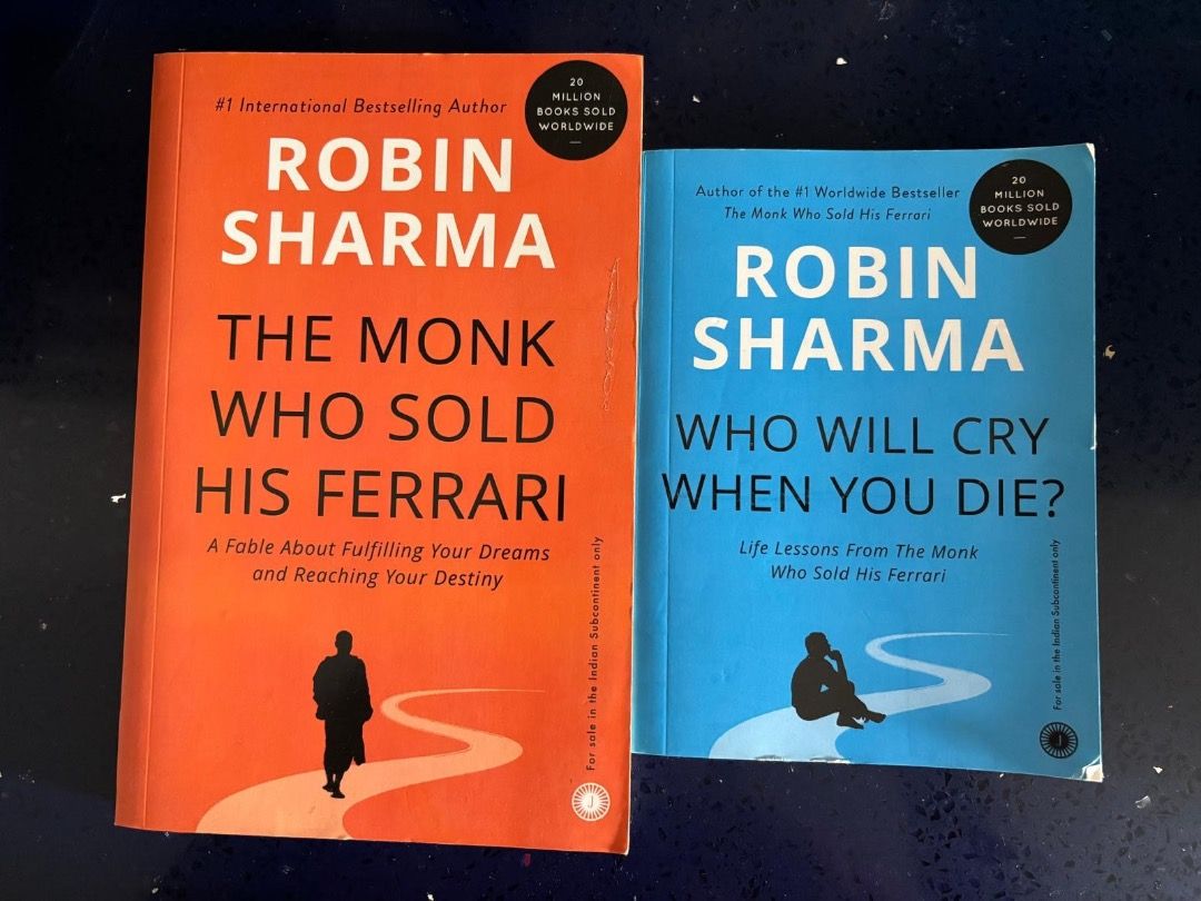 Robin Sharma Books - The Monk Who Sold His Ferrari & Who Will Cry When ...