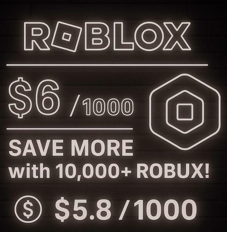 ROBLOX ROBUX $6 per 1000 (check description), Video Gaming, Gaming ...