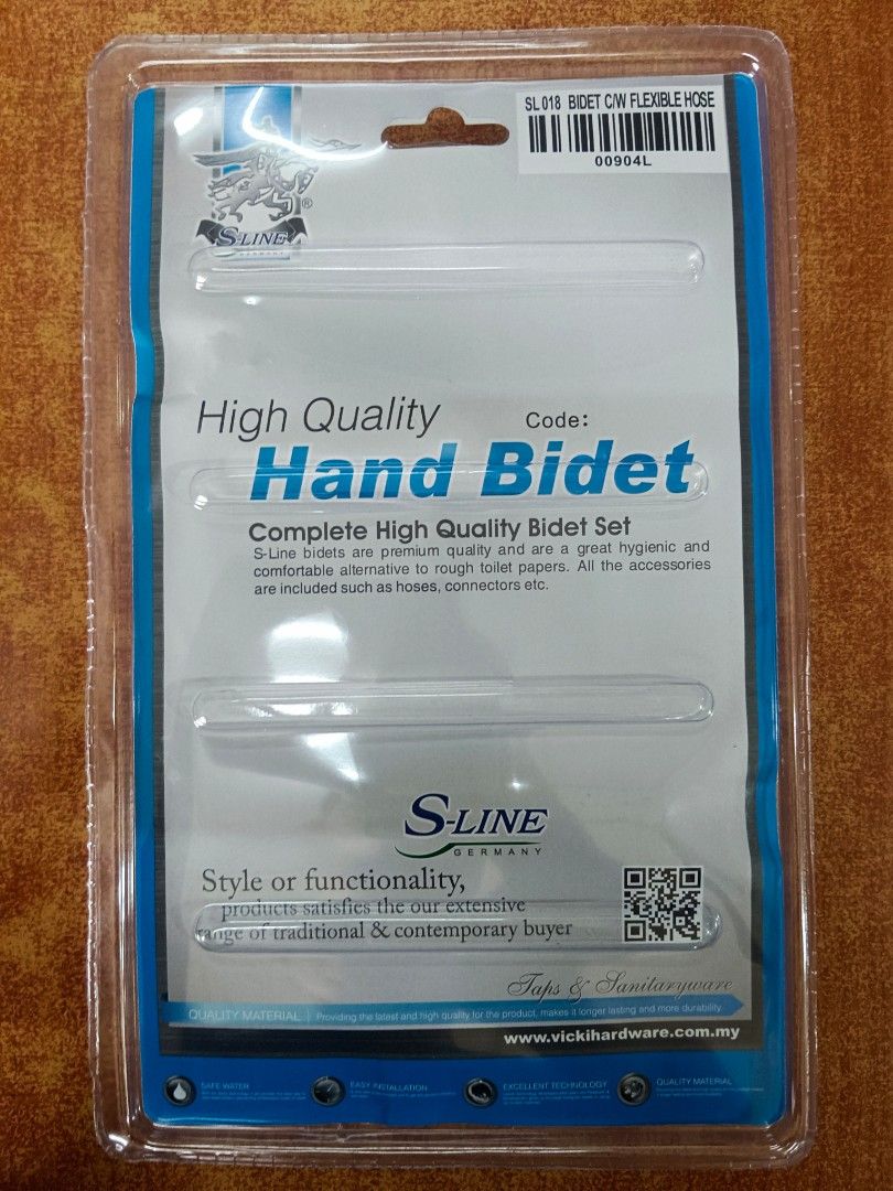 S-Line Hand Bidet with flexible hose set 1/2", Furniture & Home Living ...