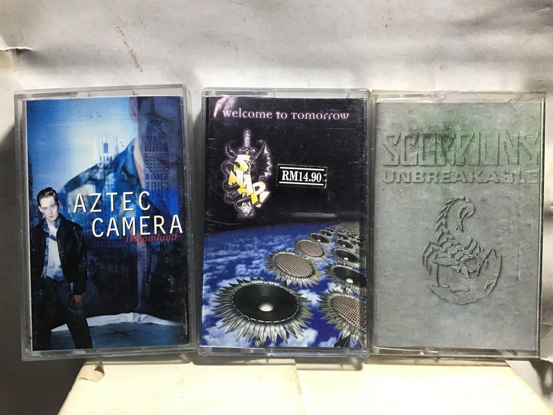 TAPE Scorpions - Unbreakable - Snap - Snap! - Welcome to Tomorrow ...