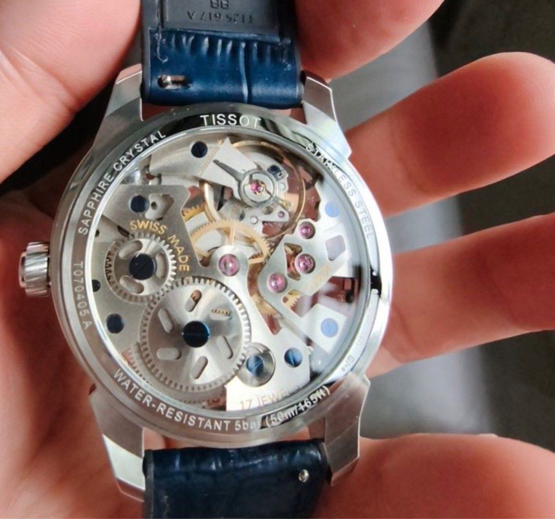 Tissot Skeleton Watch - Swiss Made, Men's Fashion, Watches ...