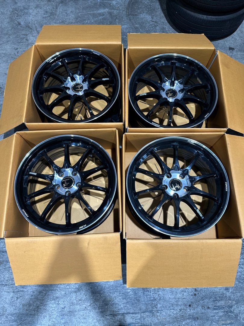 Used 18 original TOMMI rim and used tyres 225/45/18 mastersteel (75% ...