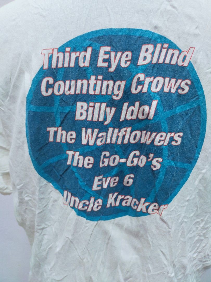Vintage 2001 third eyed blind,counting crows,billy idol,the wallflower ...