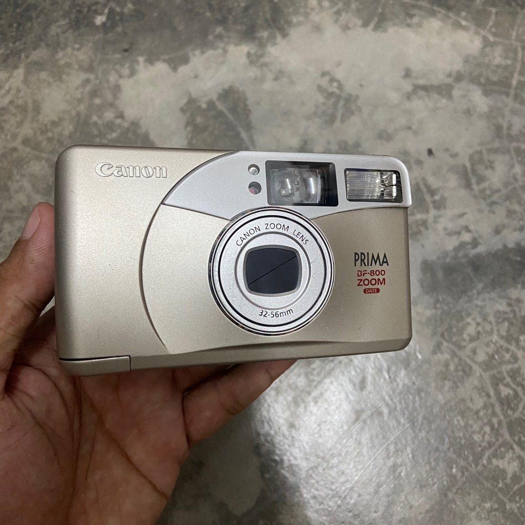 Vintage Canon Prima BF 800 Zoom Film Camera, Photography, Cameras on ...