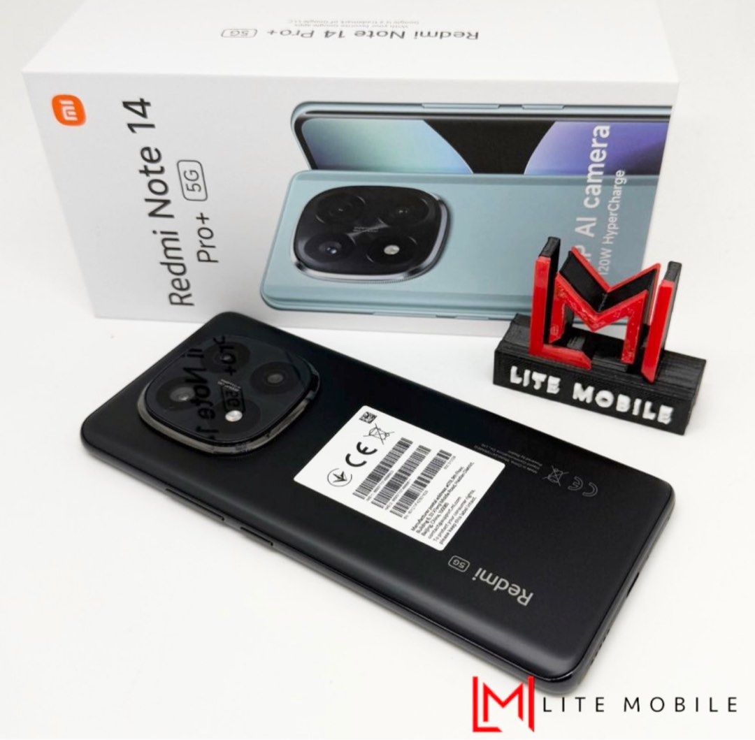 Xiaomi Redmi Note 14 Pro Plus 5G Midnight Black 512GB, Mobile Phones ...