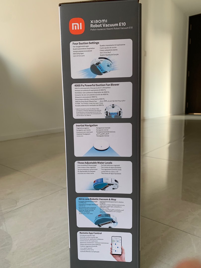 Xiaomi Robot Vacuum E10 - Brand New, TV & Home Appliances, Vacuum ...
