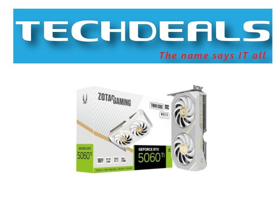 ZOTAC GAMING RTX 5060 TWIN EDGE OC 8GB - White ( ZT-B50600Q-10M ...