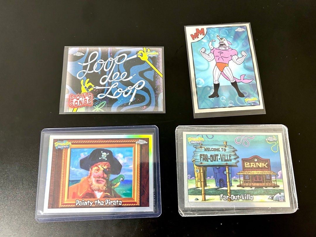 2025 Topps Chrome SpongeBob cards first edition , Hobbies & Toys ...