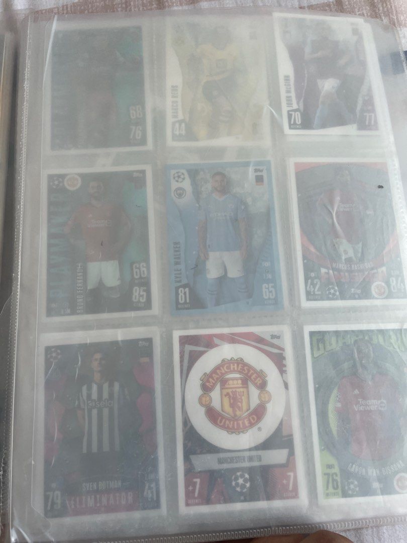 3 Half Full Football Binders With Cards, Hobbies & Toys, Toys & Games ...
