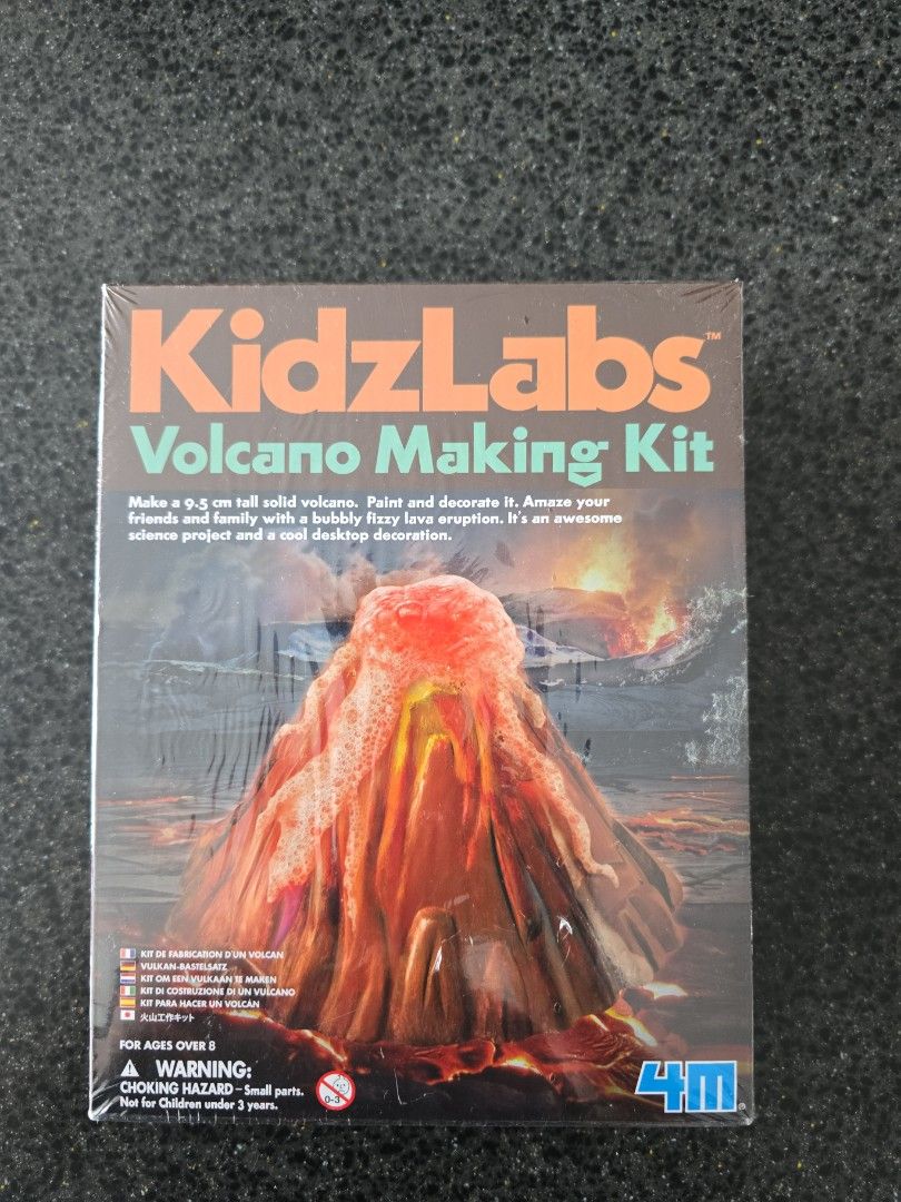 4M KidzLabs Volcano Making Kit, DIY Science Kit STEM, For Boys & Girls ...