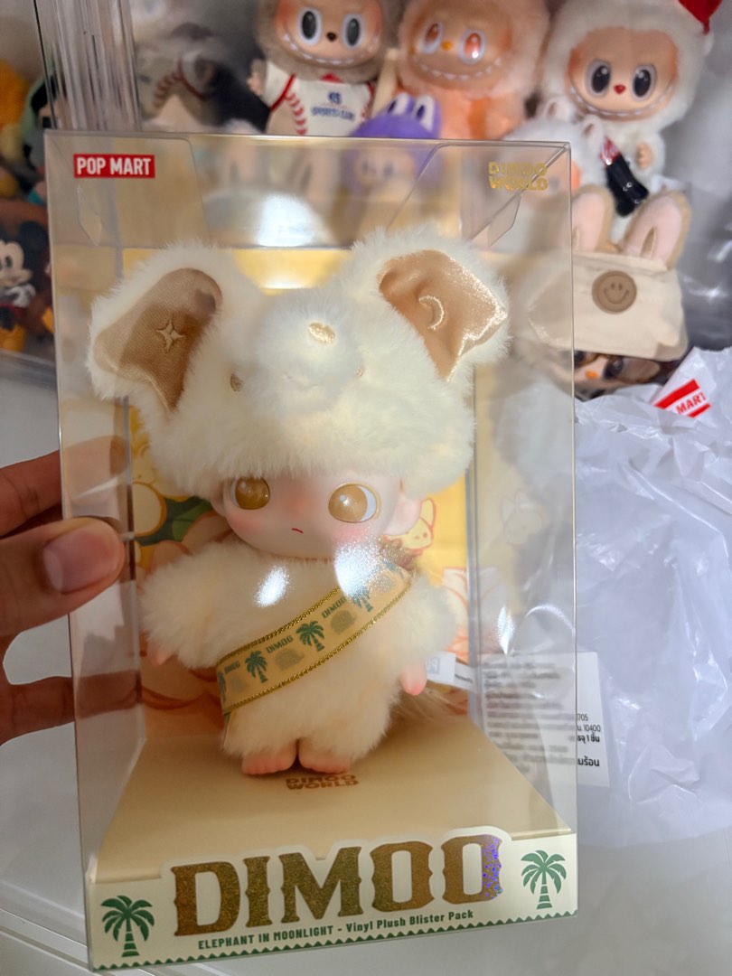 BNIB POPMART Dimoo elephant in moonlight thailand exclusive, Hobbies ...