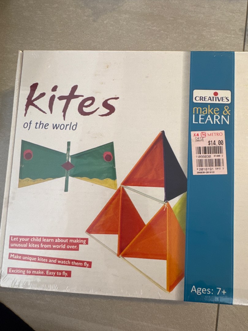 Creatives Make & Learn Kites of the World Kit, Hobbies & Toys, Toys ...