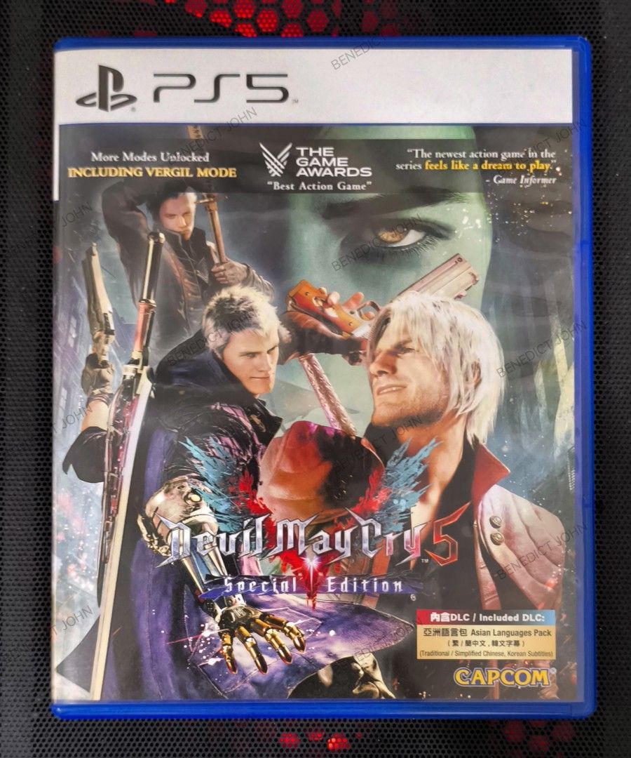 Demil May Cry 5 Special Edition PS5 Game for Sale or Swap, Video Gaming ...
