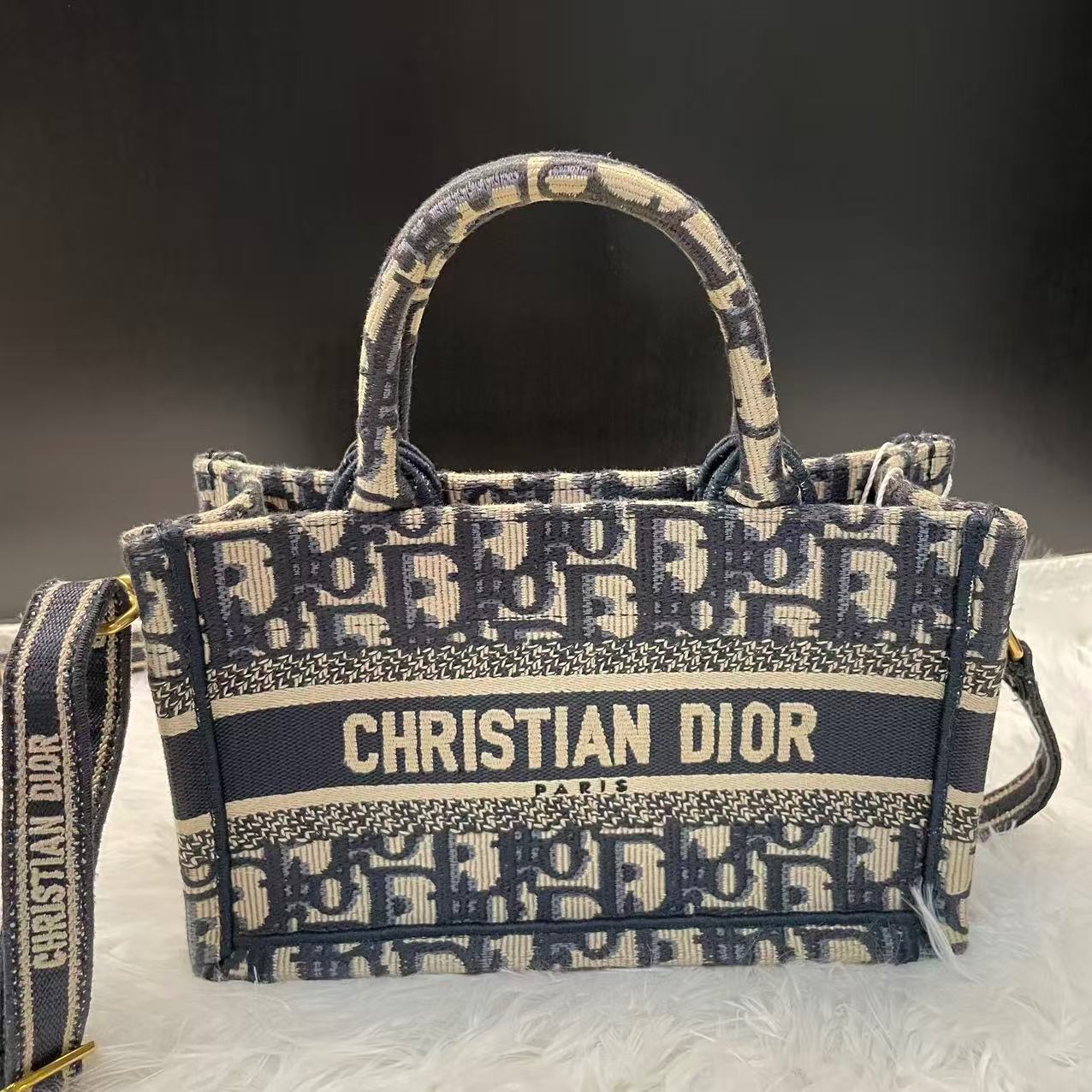 DIOR Book Tote Mini, Luxury, Bags & Wallets on Carousell