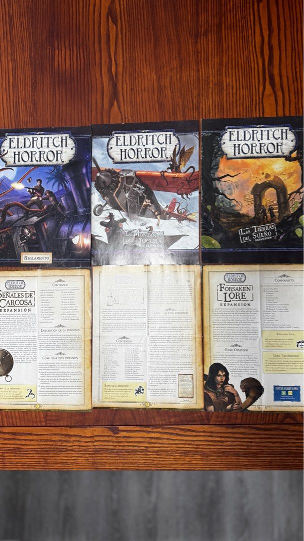 Eldritch Horror Board Game with 5 Expansions, Hobbies & Toys, Toys ...