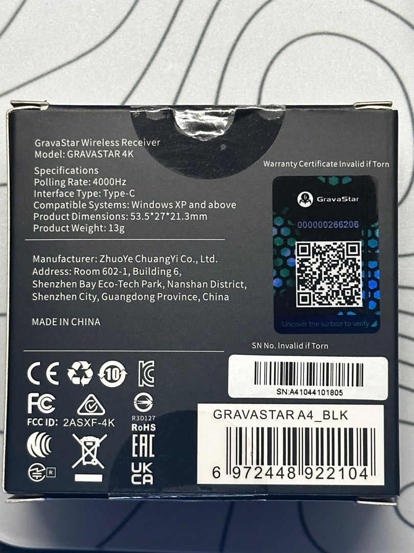 GravaStar Mercury M1 Pro Wireless Gaming Mouse, Computers & Tech, Parts ...