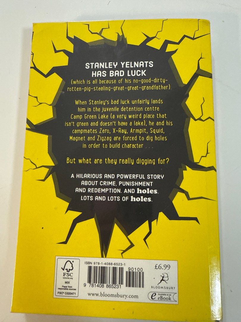 Holes by Louis Sachar, Hobbies & Toys, Books & Magazines, Fiction & Non ...