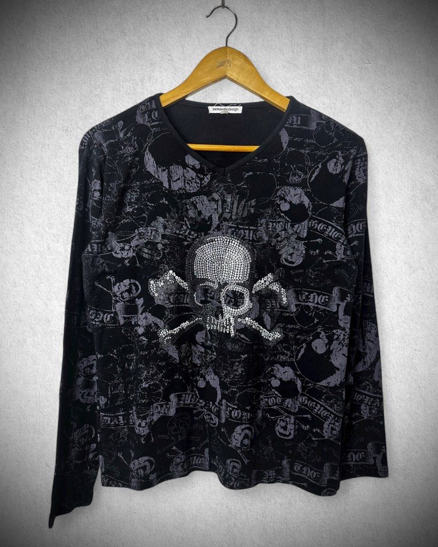 japanese brand semantic design cyber gothic punk skull, Men's Fashion ...
