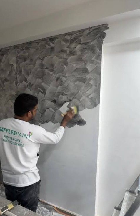 Lime wash & momento service/ Professional lime wash/ Walls, ceiling ...
