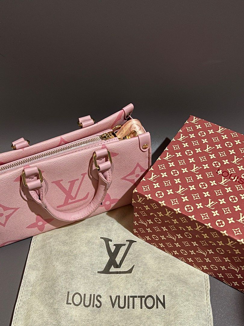 Louis Vuitton Monogram Pink Handbag, Luxury, Bags & Wallets on Carousell