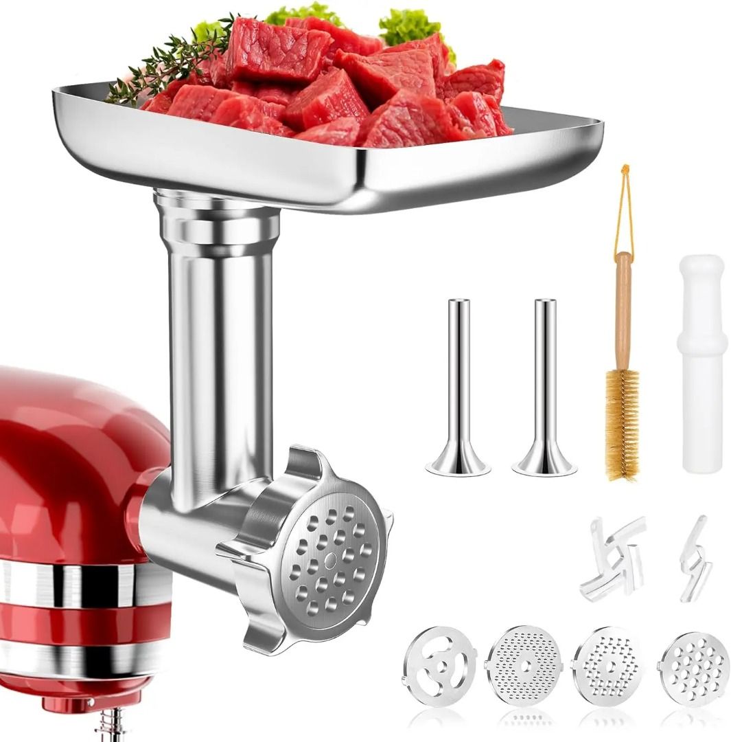 Metal Food Grinder Attachments for all KitchenAid chef and Cuisinart ...