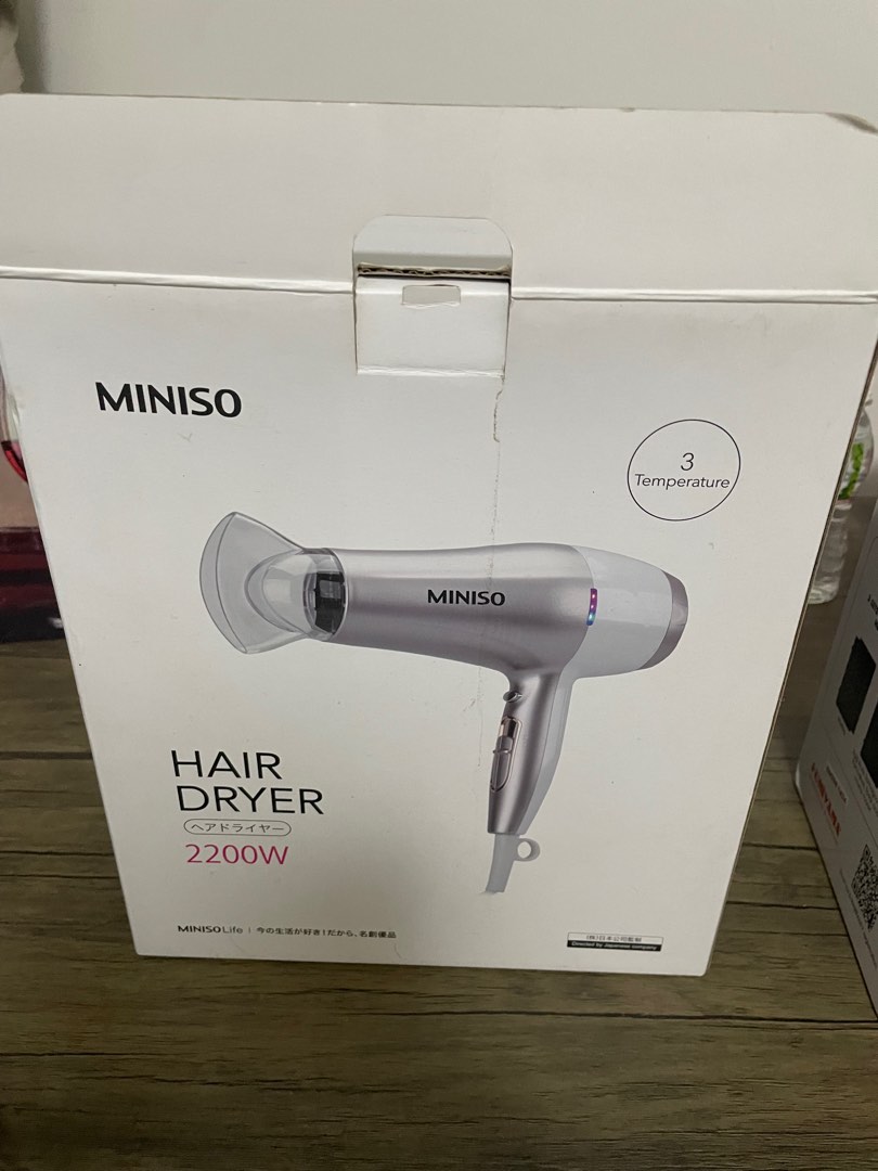 MINISO Hair Dryer 2200W - Brand New, Beauty & Personal Care, Hair ...