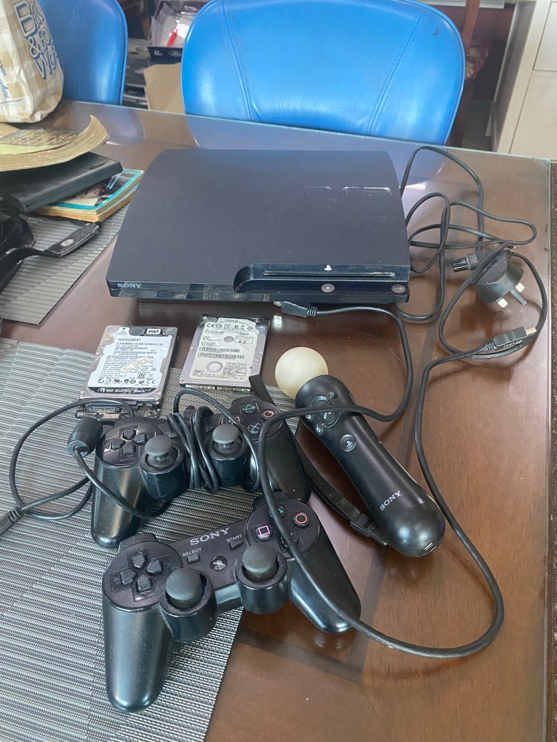 Original Playstation 3 with 20+ Games Included w/ 2 Controllers / Check ...
