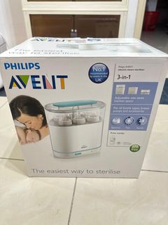 Philips Avent 3-in-1 Electric Steam Steriliser (Grey colour), Babies ...