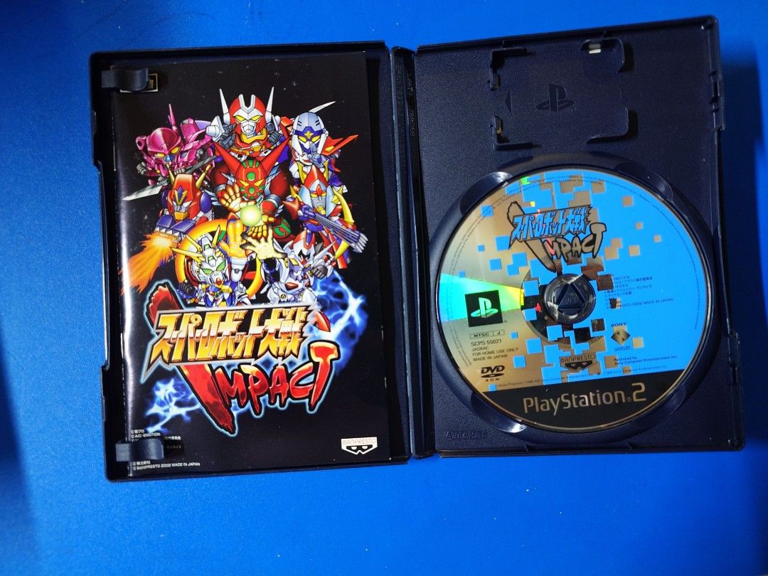 PlayStation 2 的《Super Robot Wars Impact》（超級機器人大戰 IMPACT）PS2遊戲光碟說明書及遊戲書 ...