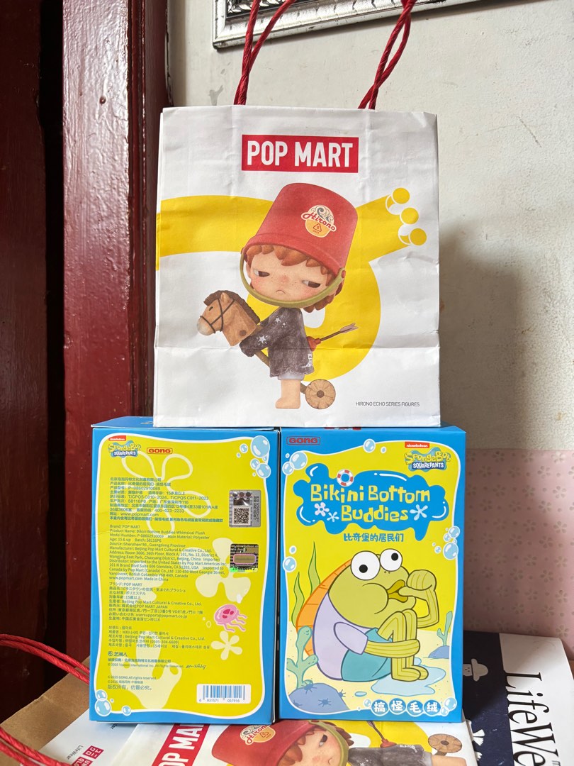 POP MART BLIND BOX - SPONGEBOB SQUAREPANTS BIKINI BOTTOM BUDDIES ...