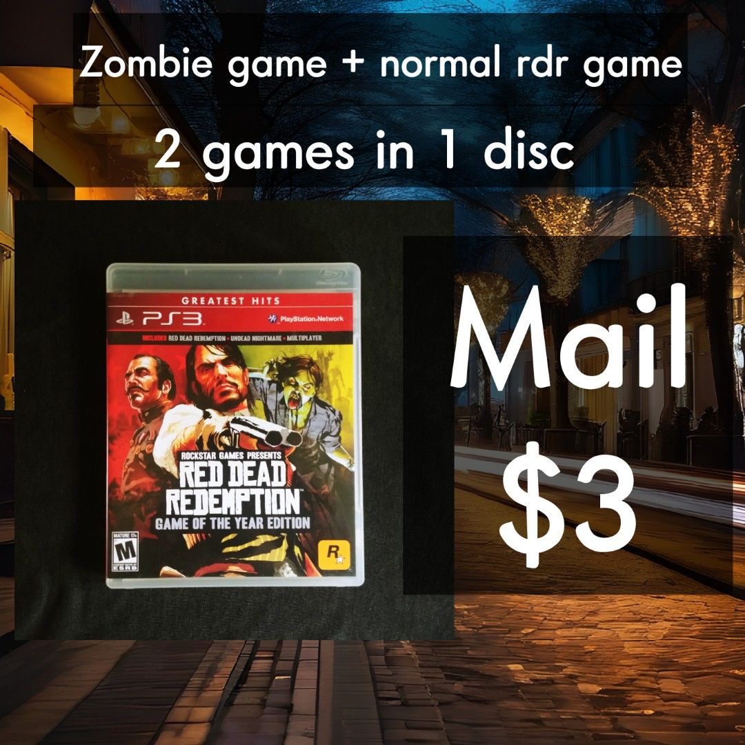 Ps3 RDR Goty Edition, Video Gaming, Video Games, PlayStation on Carousell