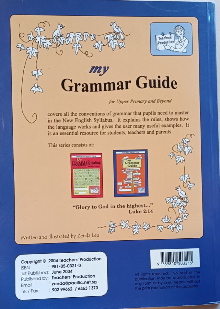 PSLE EL Grammar Guide, Hobbies & Toys, Books & Magazines, Assessment ...