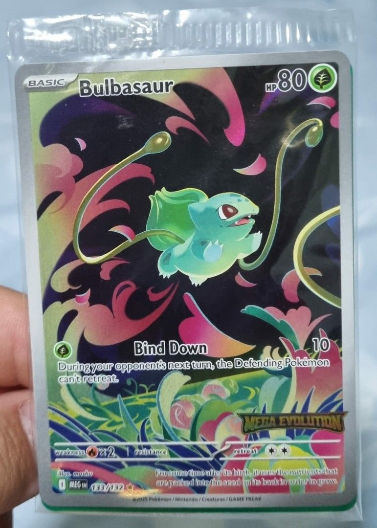 (Sealed) Bulbasaur Pokemon Card - Mega Evolution, Hobbies & Toys, Toys ...