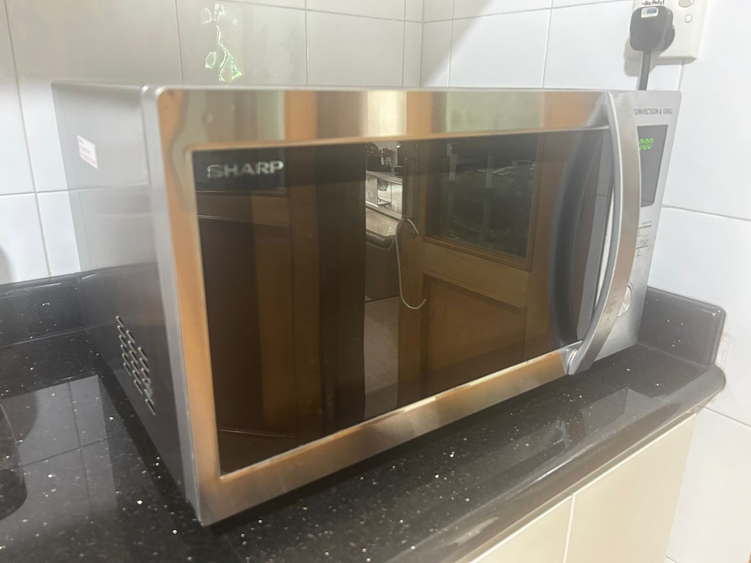Sharp R-94A0(ST)V Microwave Oven with Grill & Convection, TV & Home ...