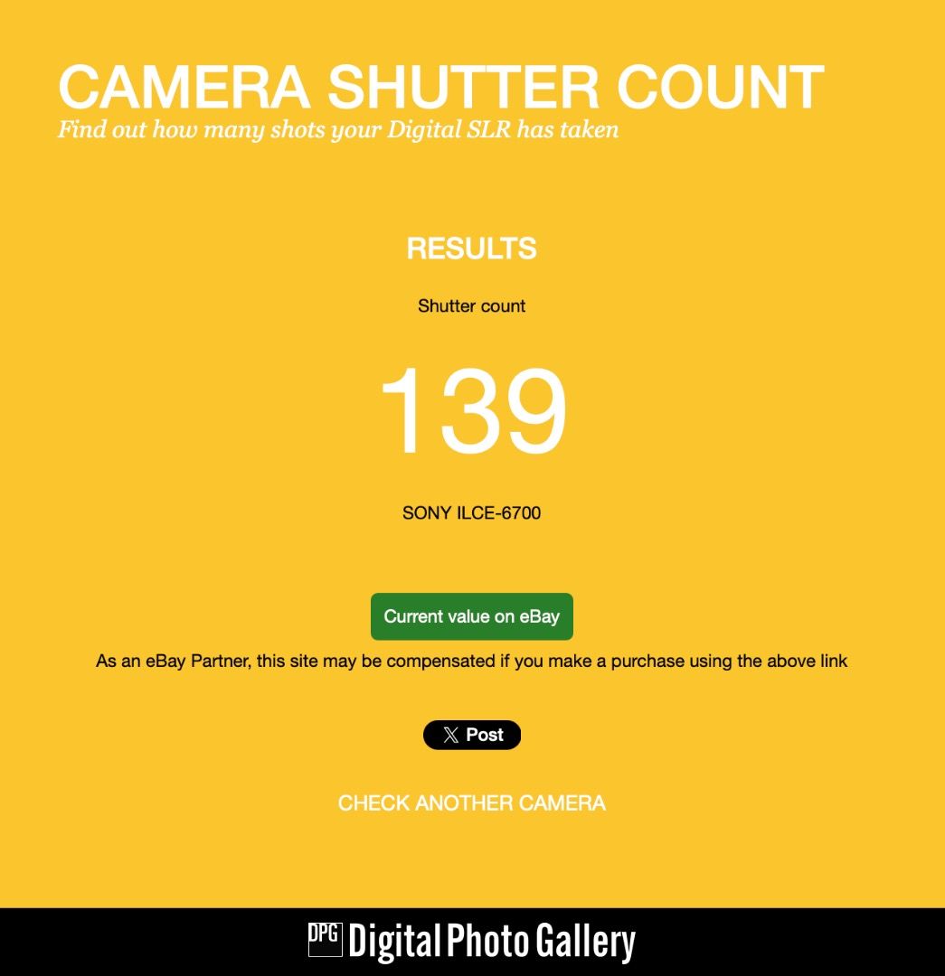 Sony Alpha a6700 Mirrorless Camera + Sony G 10-20mm F4 Lens Shutter ...