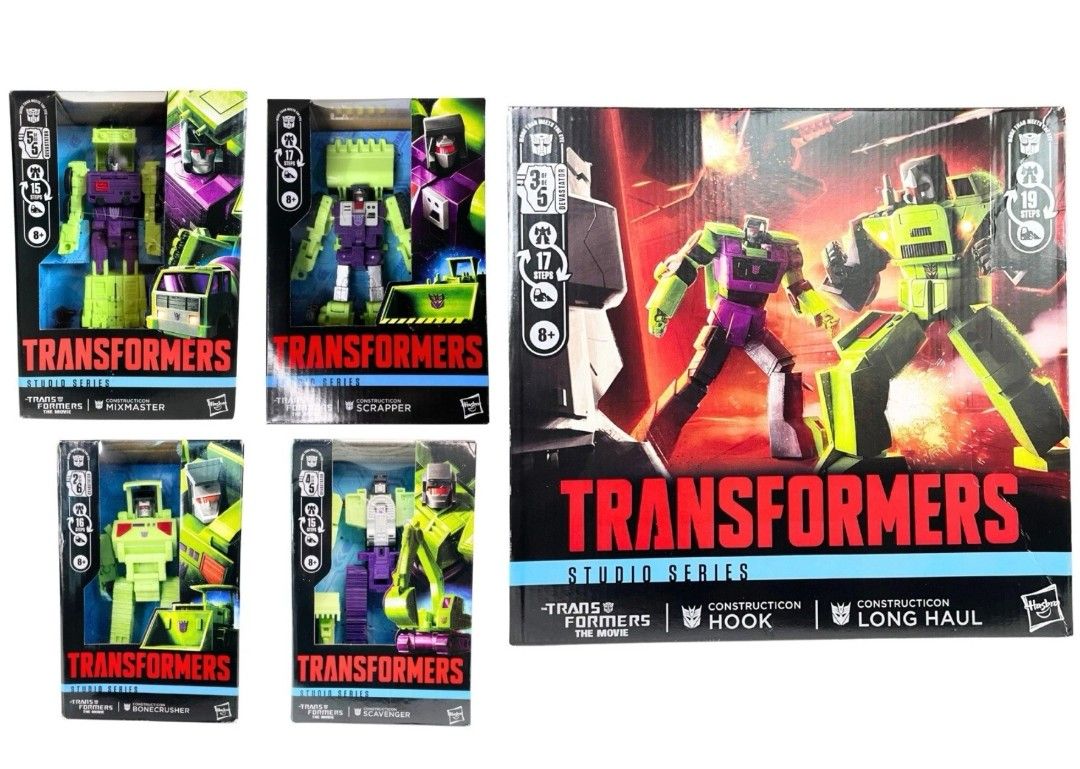 Transformers Studio Series 86 Constructicons Devastator MISB Complete ...