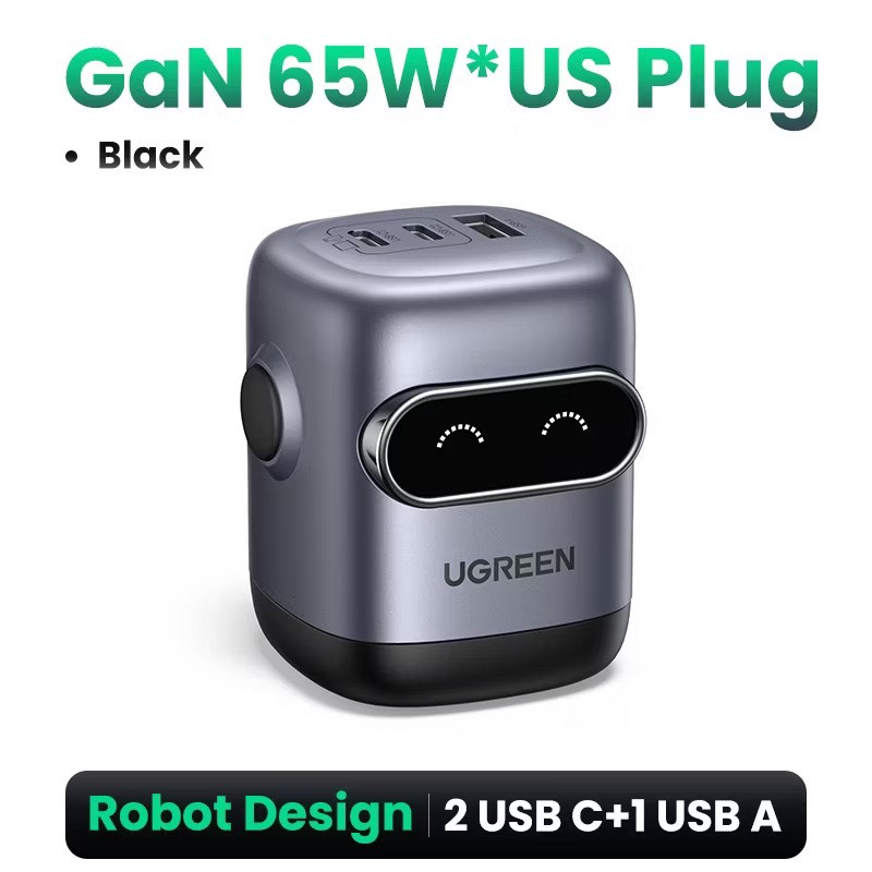 Ugreen Uno RG 65W Robot GaN Fast Charger, Mobile Phones & Gadgets ...