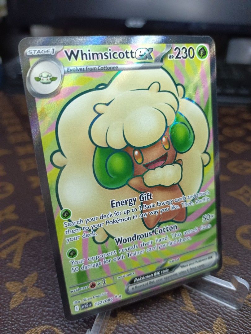 Whimsicott ex - 157/086 Ultra Rare (White Flare) Pokemon Card 2025 ...