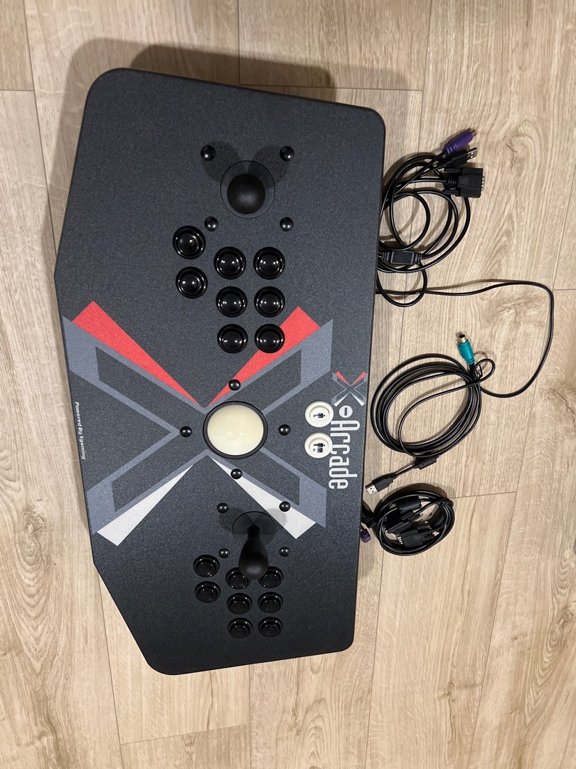 X-Arcade Tankstick with Trackball Dual Joystick Arcade Controller ...