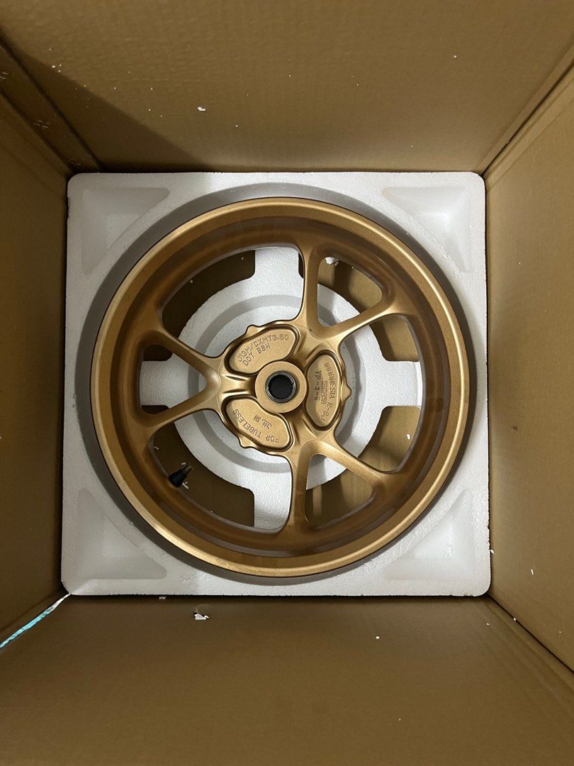 Yamaha NMAX Gold Alloy Wheel, Motorbikes on Carousell