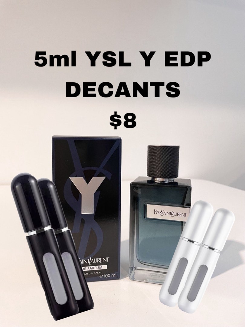 5ml YSL Y EDP decants, Beauty & Personal Care, Fragrance & Deodorants ...