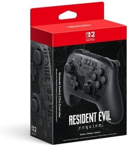 (預訂) Switch 2 原裝 Resident Evil Pro 手掣 (行貨, Biohazard 9 Requiem 限定版 ...