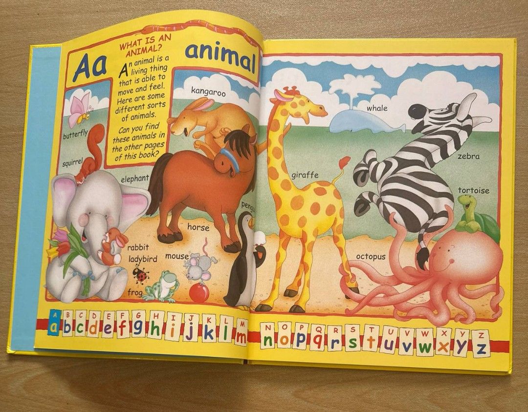 ABC Animal Alphabet Book, Hobbies & Toys, Books & Magazines, Children's ...