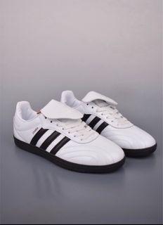 adidas Samba OG Cloud White Tech Olive Gum shoes, Women's Fashion ...