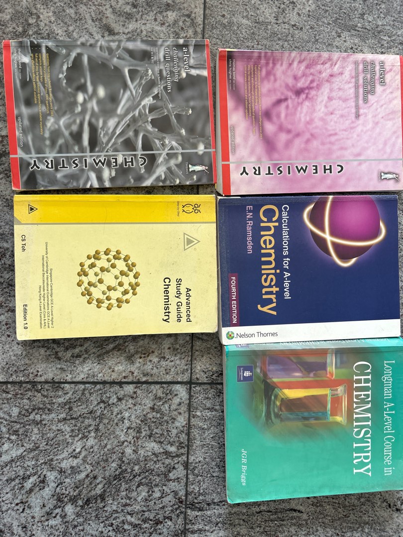 A-Level Chemistry Study Guides and Textbooks, Hobbies & Toys, Books ...