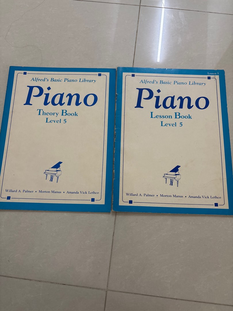 Alfred's Basic Piano Library Level 5 Books, Hobbies & Toys, Music ...