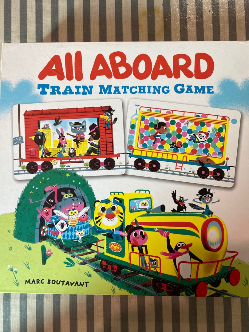 All Aboard Train Matching Game, Hobbies & Toys, Toys & Games on Carousell